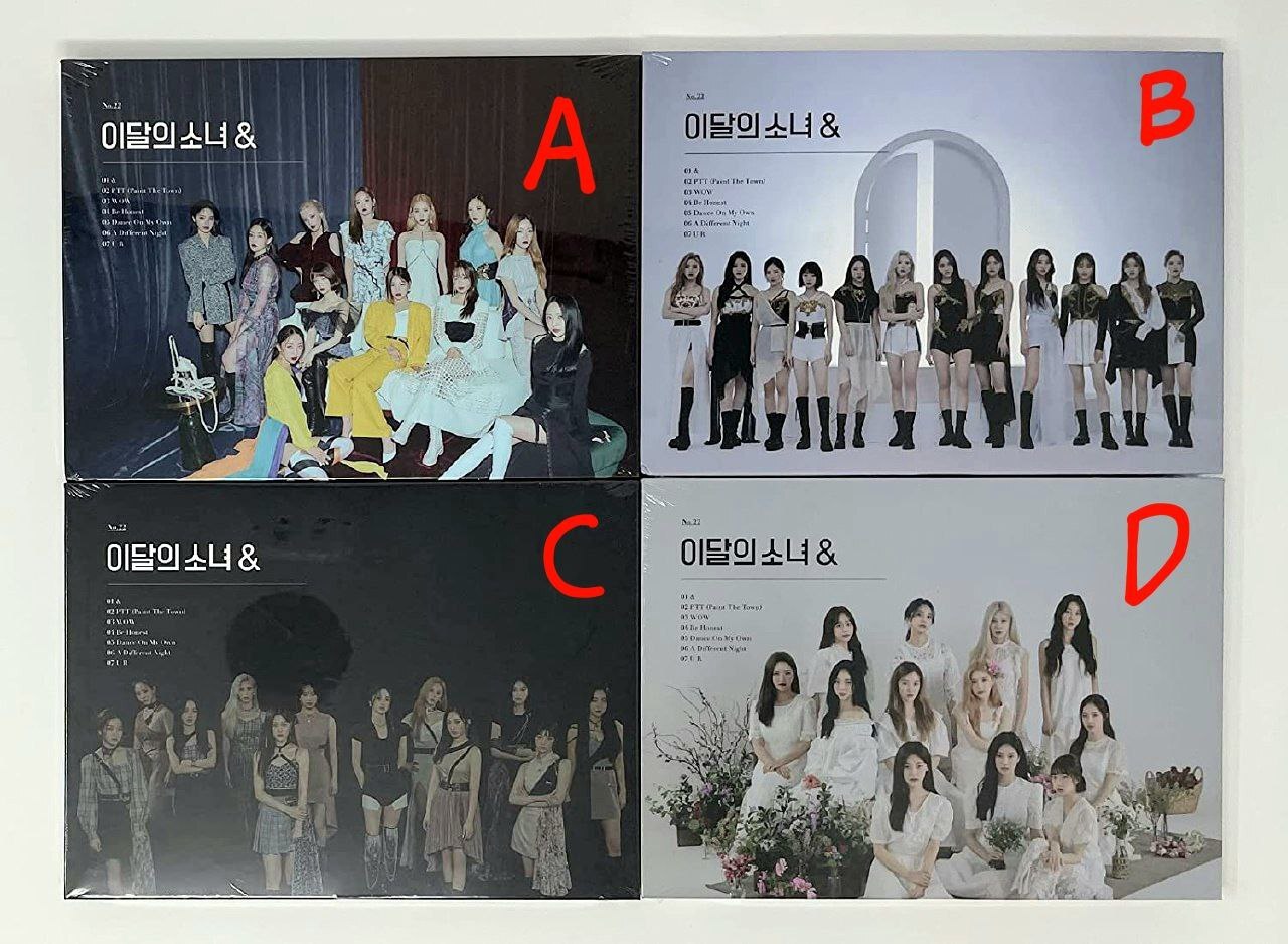 LOONA Official & Album Kpop Photocard 4th Mini Album ++ XX # Monthly ...