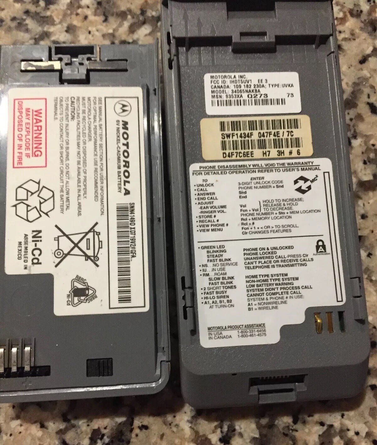 Vintage Motorola TELE TAC T-A-C 250 Cell Cellular Phone | eBay