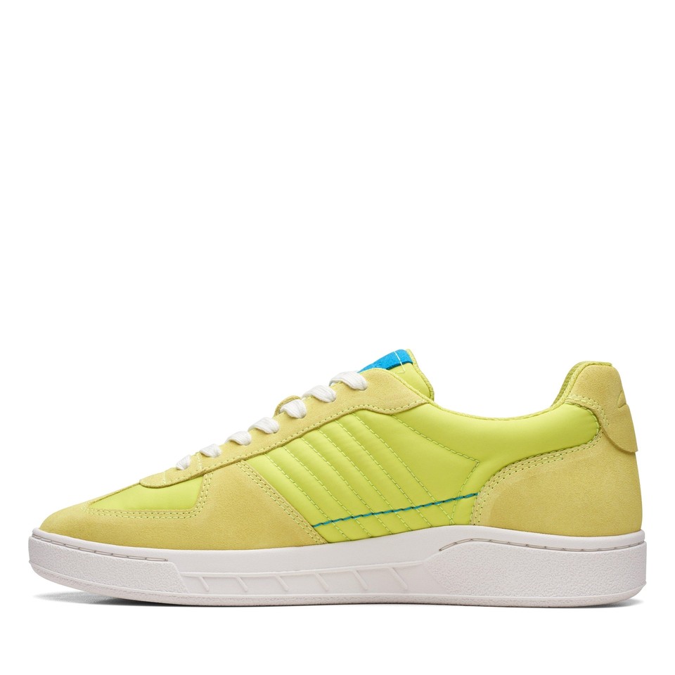 Clarks Mens Craft Rally Ace Green Suede Active Court Sneakers Shoes | eBay