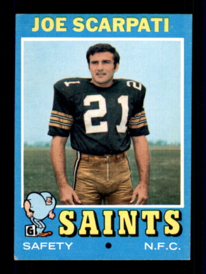 1971 Topps #173 Joe Scarpati - Crease Free | eBay