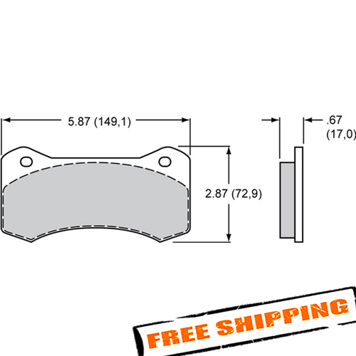 Wilwood 15A-9977K PolyMatrix A Compound Brake Pads 889545035971| eBay