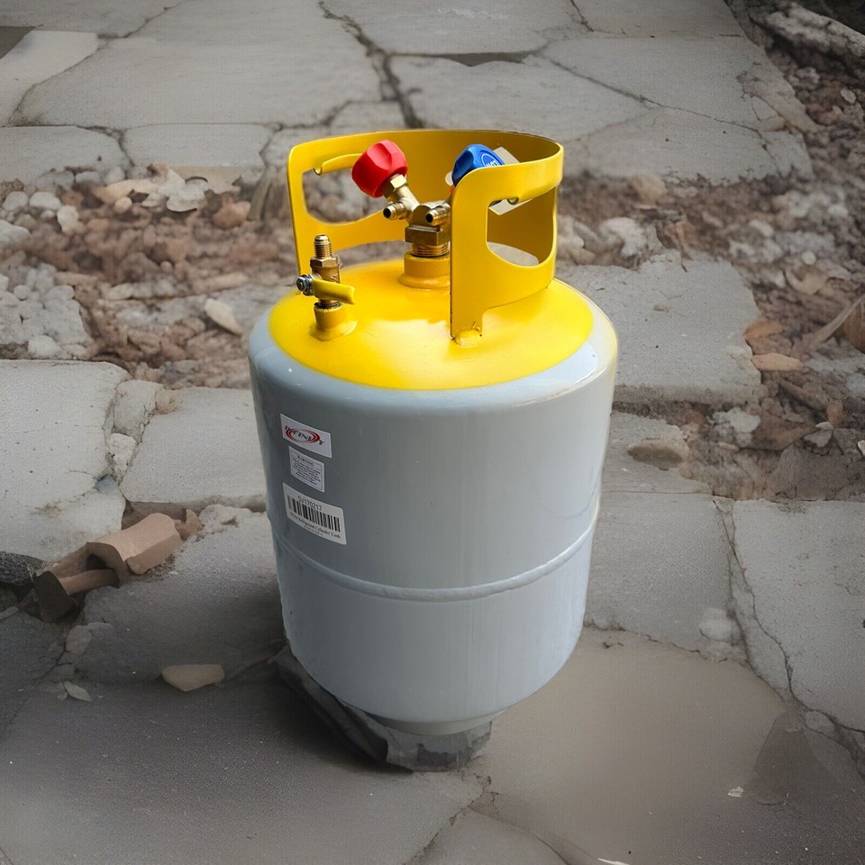 50lb Recovery Tank Reclaim Refrigerant 4 HVAC Split unit Y-Shape Valve ...