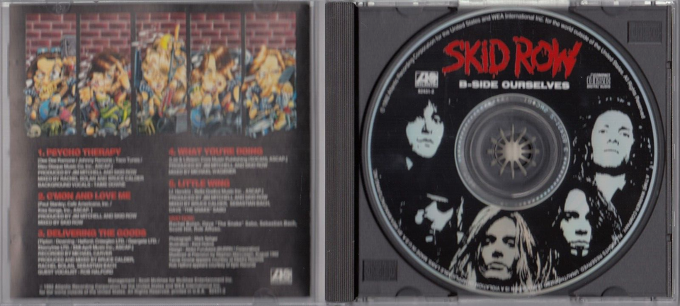 Skid Row - B-Sides Ourselves [EP] (CD, Oct-1992, Atlantic (Label ...