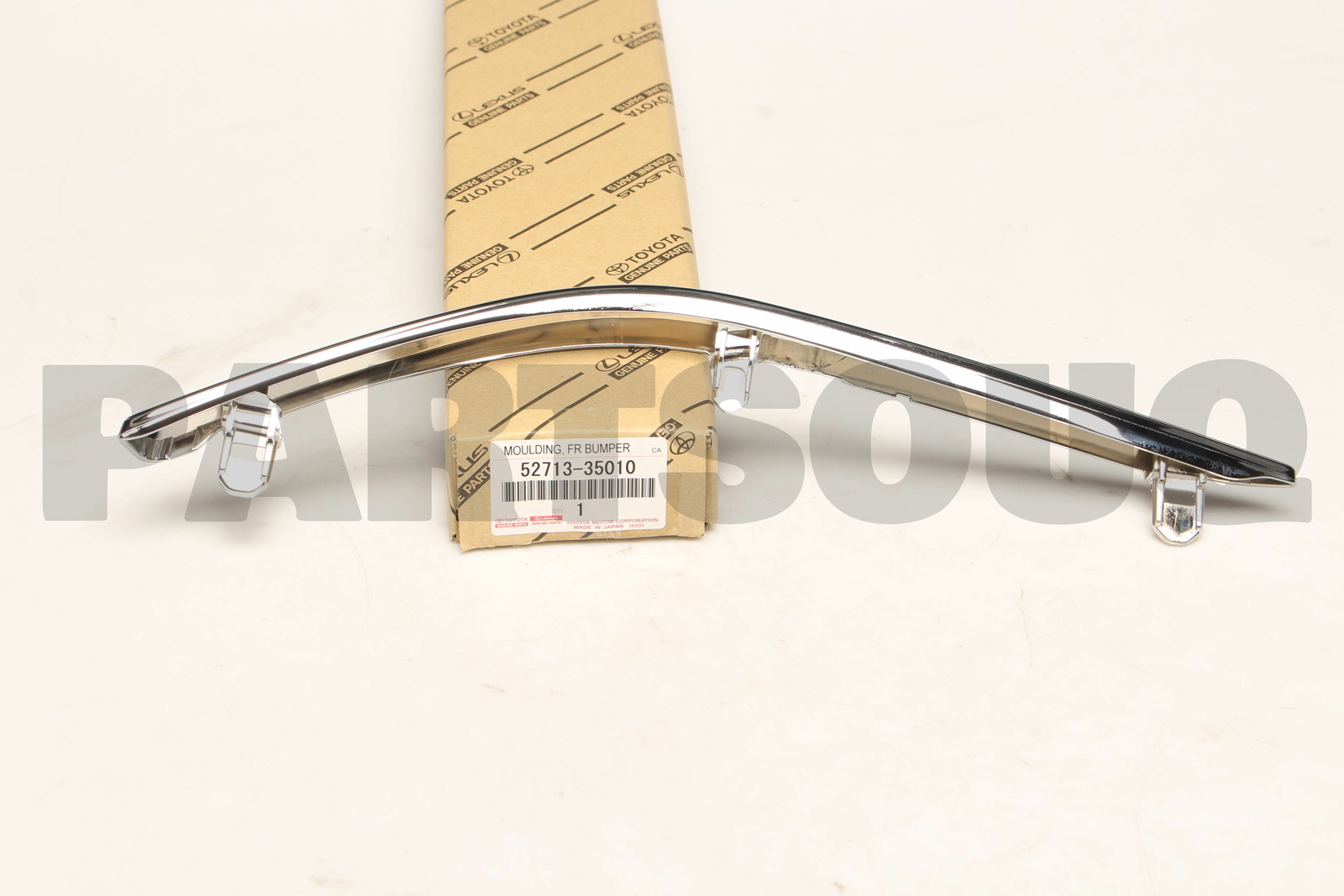 5271335010 Genuine Toyota MOULDING, FRONT BUMPER SIDE, LH 52713-35010 ...