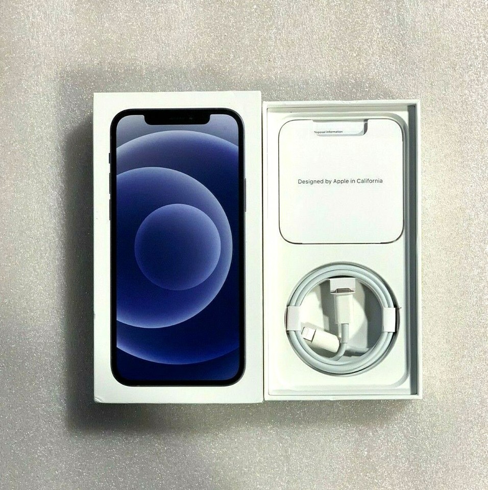 Apple iPhone 12 Box with Original Lightning to USB-C Cable (Phone NOT ...