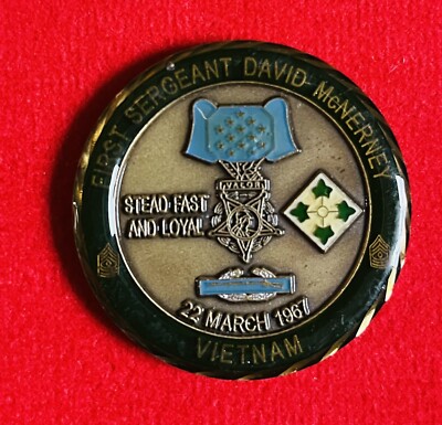 First Sergeant David McNerney MOH Coin Vietnam | eBay