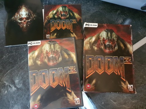 Doom 3 Fat Box Version 1st Person Shooter PC CD-ROM ID Activision FPS ...