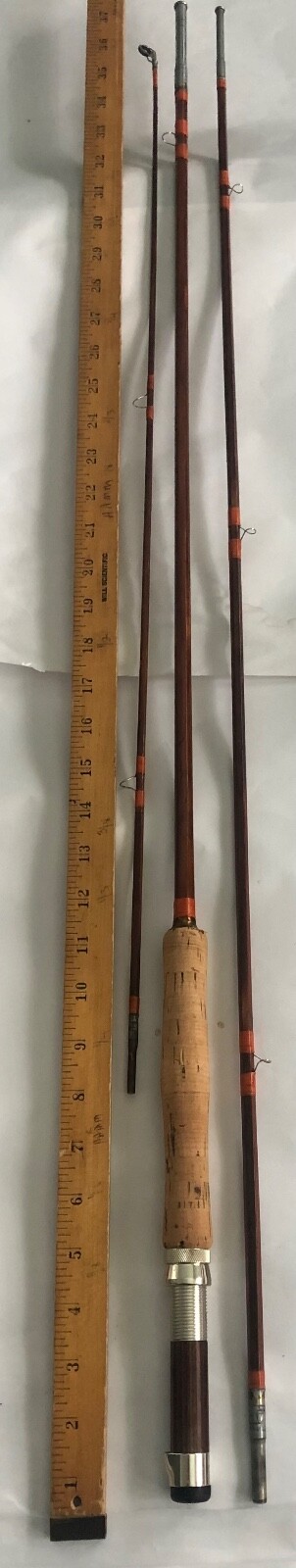 Vintage Split Bamboo Fly Rod. 3 pieces. 8'6" | eBay