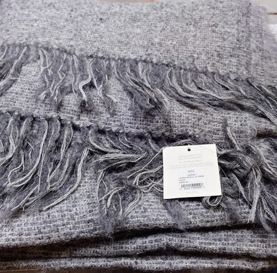 RH RESTORATION HARDWARE ALPACA OVERSIZED BED THROW 96"x70" | eBay