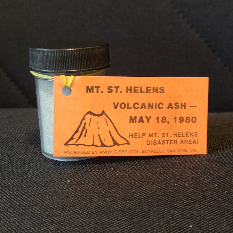 Mt. St. Helens Volcanic Ash Vial. May 18, 1980. Gibbs Collectable | eBay