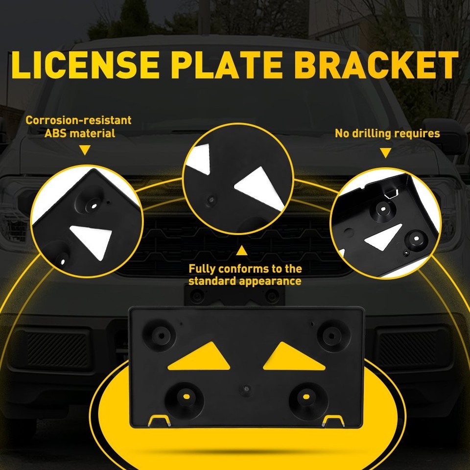 Replacement Front License Plate Bracket 1-10X Fits 22-24 Ford Maverick ...