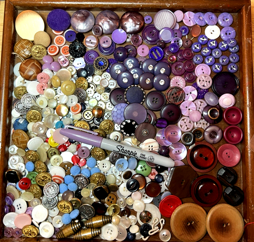 15oz Assorted Vintage Sewing Buttons Crafts, Art, Collecting - Extra ...
