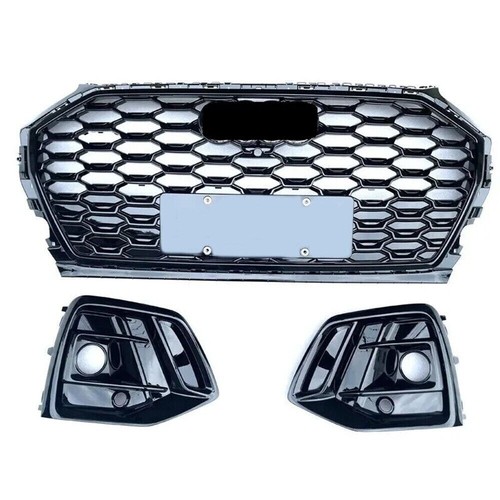 Radiator Grille Black for Audi Q5 Upgraded SQ5 2021-2022 Honeycomb ...
