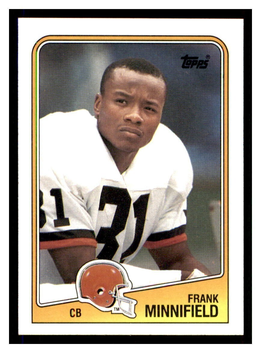 1988 TOPPS NFL Football Trading Card #98 🏈 FRANK MINNIFIELD, Cleveland ...