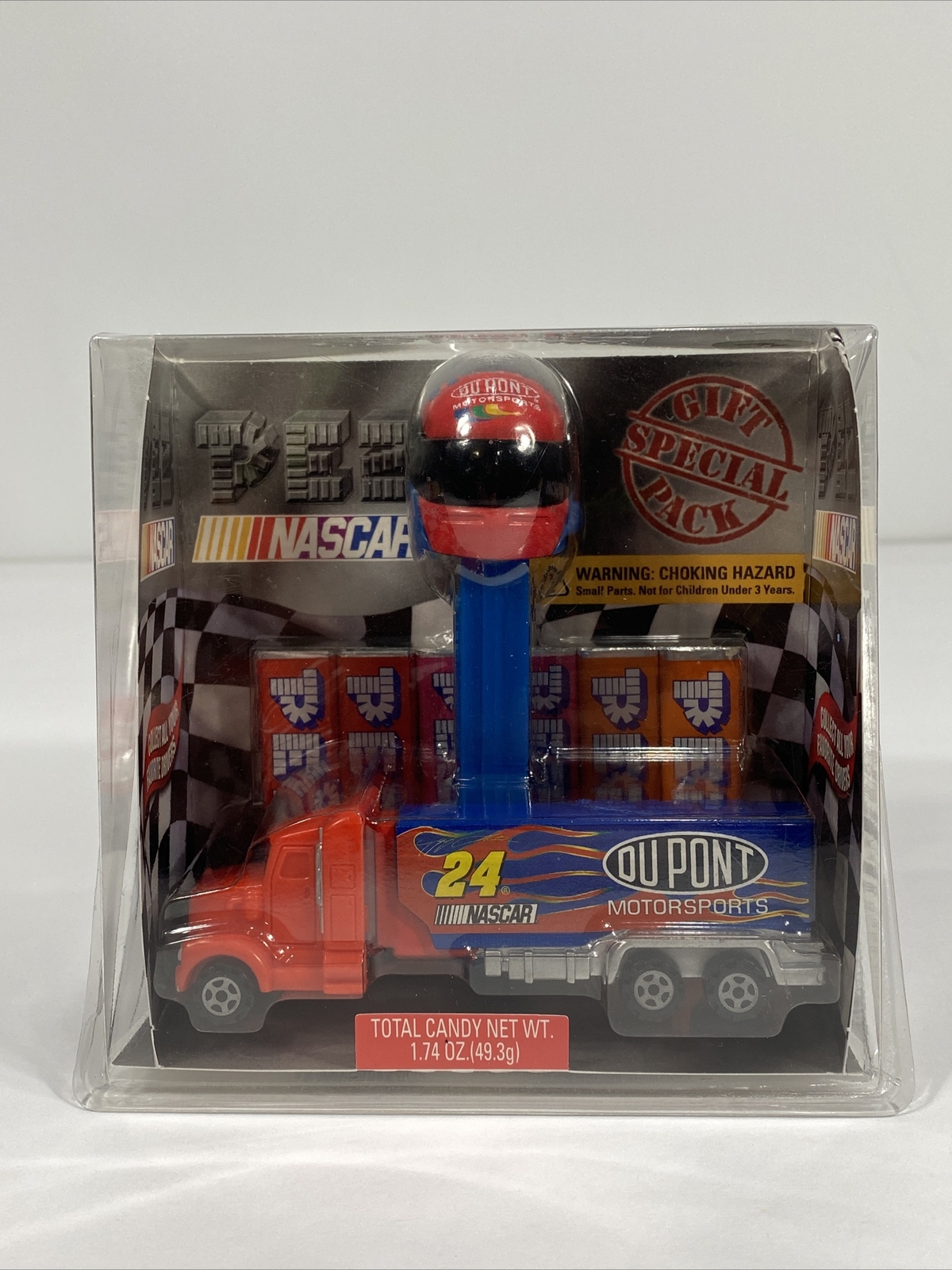 PEZ NASCAR Jeff Gordon 24 DUPONT TEAM HAULER Truck & Candy Dispenser ...