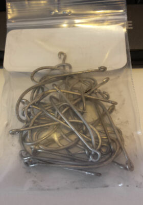 Mustad 4/0 34091D O'Shaughnessy Open Ring hooks, 25pcs, Rigging or ...