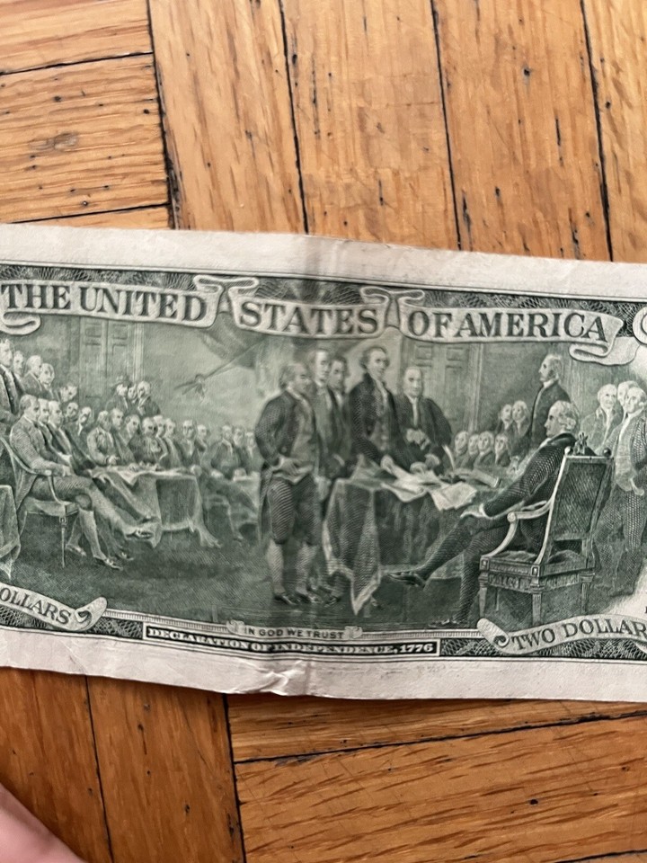 RARE 1776 2 DOLLAR BILL L 2003 SERIES | eBay