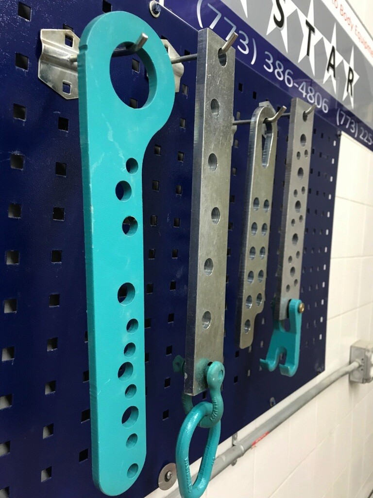 SET#28 Auto body frame machine tool Multi Hole Puller Pull Plates Draw ...