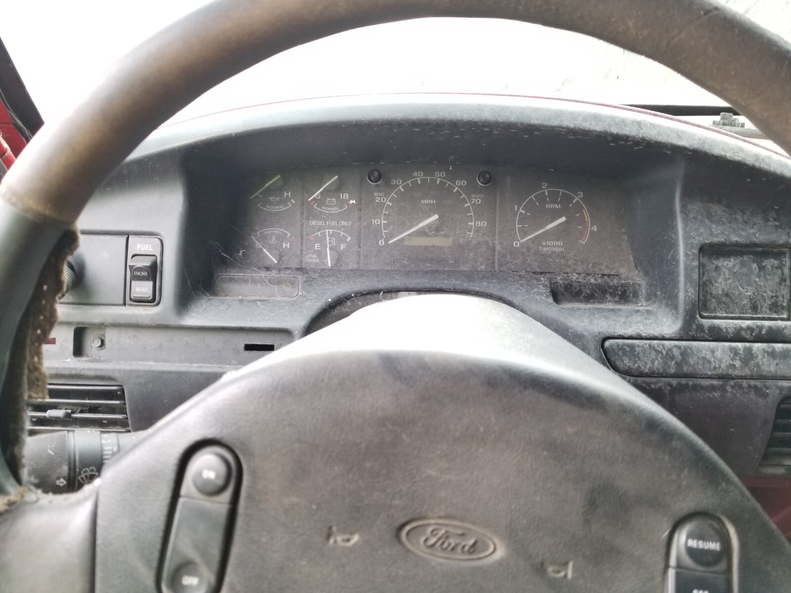 Gauge Cluster Diesel 7.3 Ford Truck F250 F350 96 95 94 93 92 1996 1995 ...