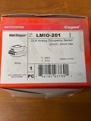 WattStopper LMIO-201 DLM Analog Sensor Input Module, Indoor, RJ45, 24V ...