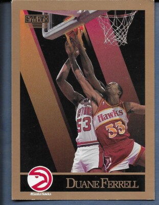 1990-91 SkyBox Atlanta Hawks Basketball Card #2 Duane Ferrell SP Rookie ...