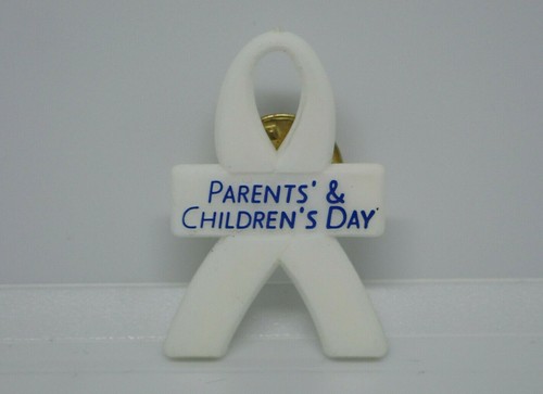 White Ribbon Parents & Children's Day Vintage Lapel Pin | eBay