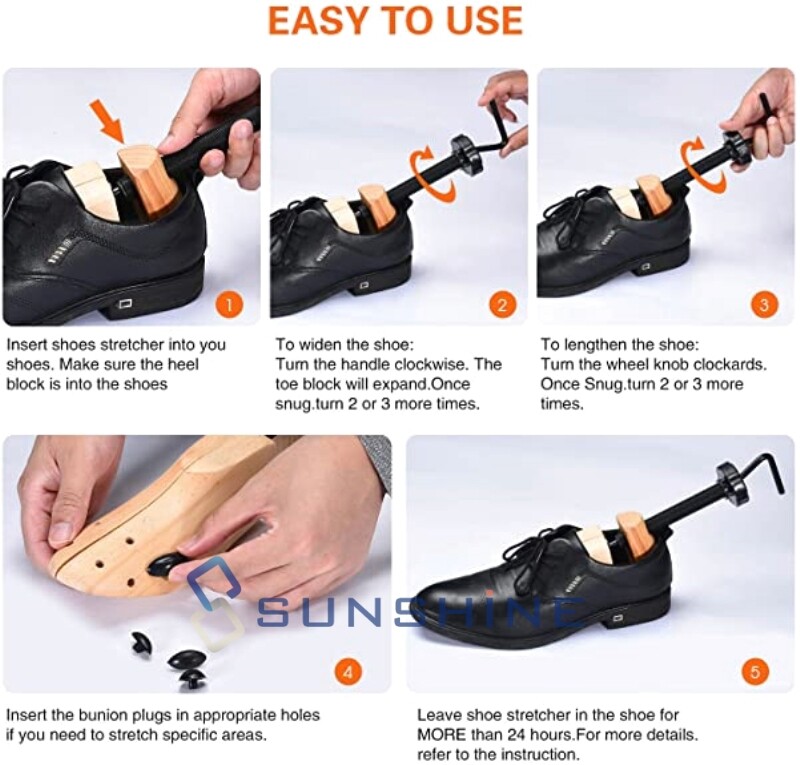 Pair Boot Stretcher Shoe Shaper Wooden Western Cowboy Boot Tree ...
