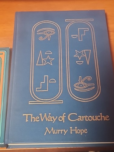 The Way of Cartouche Murry Hope Hardcover 1st Ed. w/Cards Egypt Tarot ...