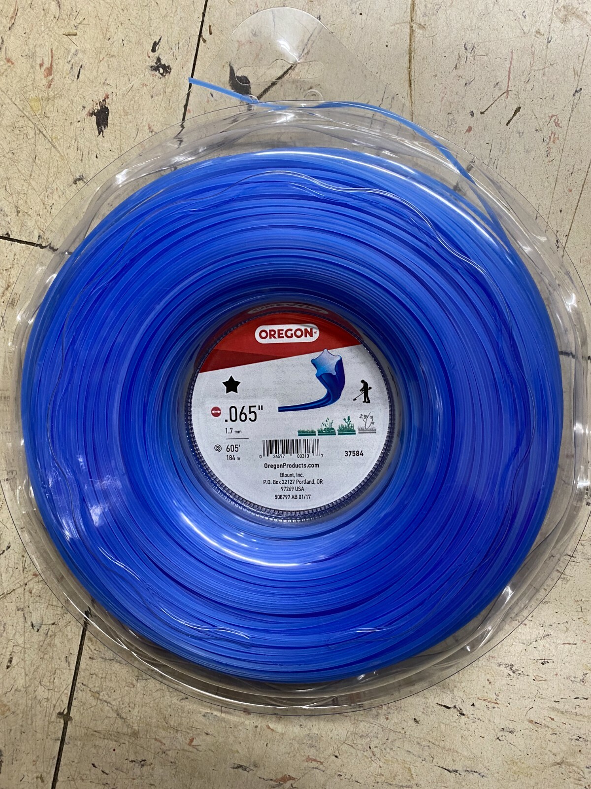 NEW OREGON 619771 STARLINE .080 SPOOL 605' TRIMMER WEED EATER LINE ...