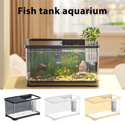 Fish Tank Kit Small Aquarium Saltwater Aquarium Home Table Desk ...