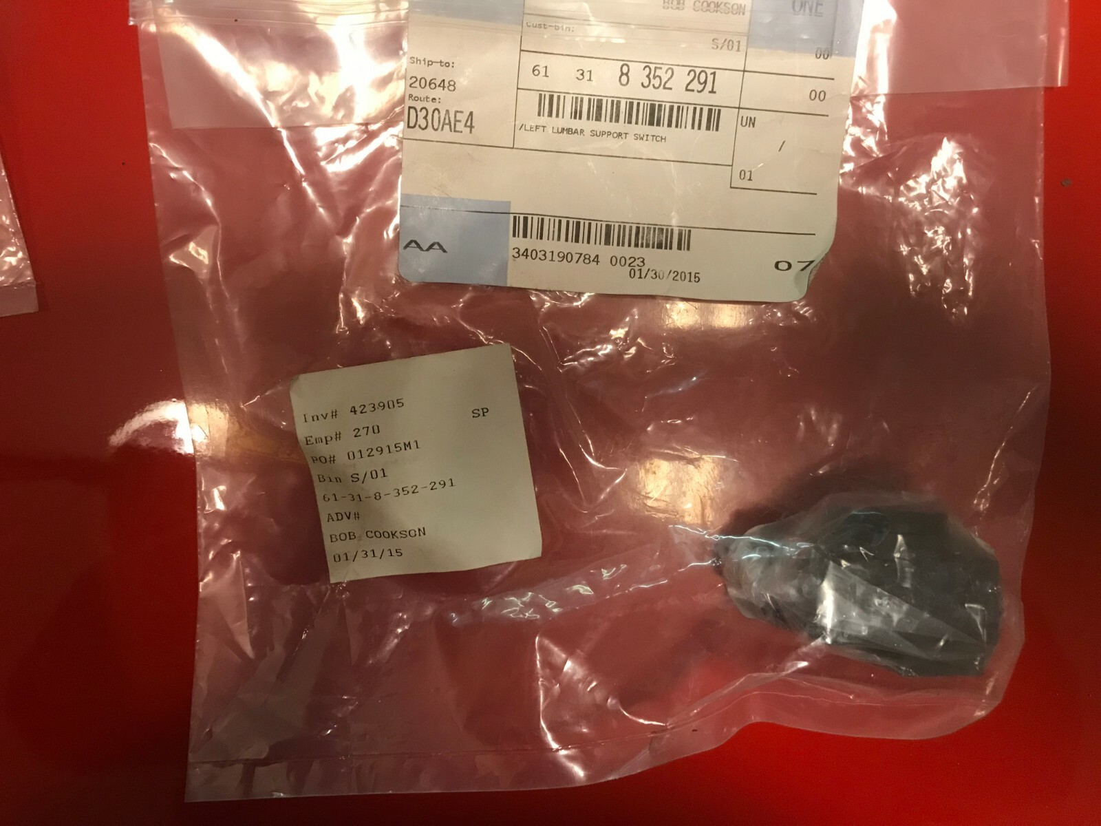 Seat Lumbar Switch Genuine For BMW 61318352291 | eBay