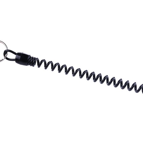 Retractable Spring Rope Camping Anti-lost Keychain Fishing Lanyard ...