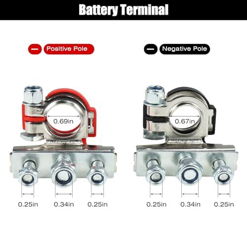 Top Post Battery Terminal Multiple Connections Battery Terminal ...