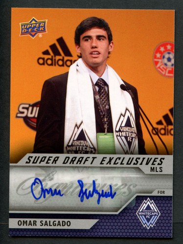 Omar Salgado MSD-OS signed autograph auto 2011 Upper Deck Soccer MLS ...