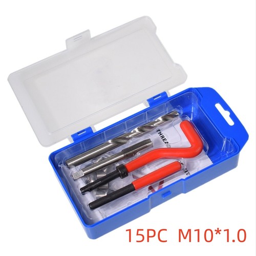 Metric Thread Repair Insert Kit M10 Helicoil Pro Coil Tool 15PCS M10 x ...