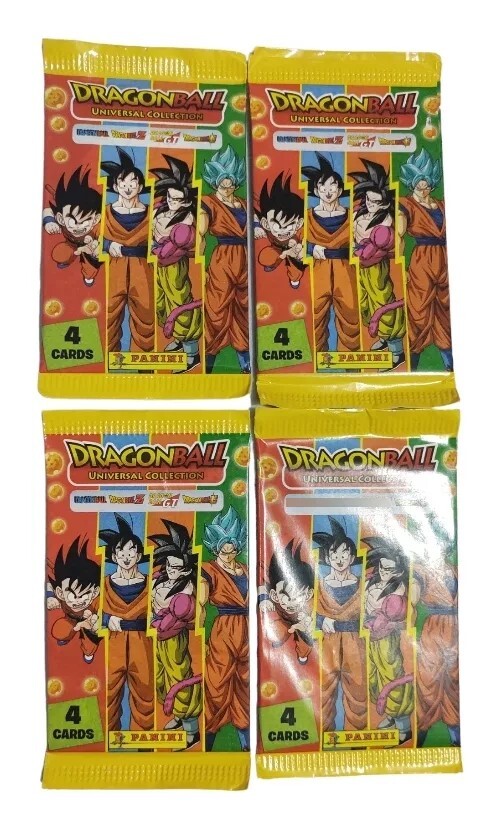 Dragon Ball Z Universal Collection Panini Factory Sealed Booster Pack 4 ...
