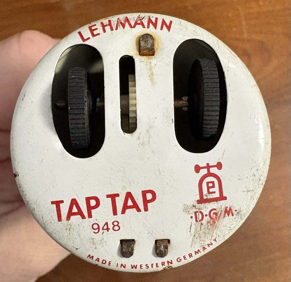 Vintage Lehmann Knight Tin Friction Tap Tap Toy 948 D.G.M. Western ...