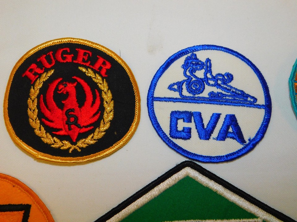 LOT of 10 Embroidered Firearms PATCHES Ruger H&R High Standard Nosler ...