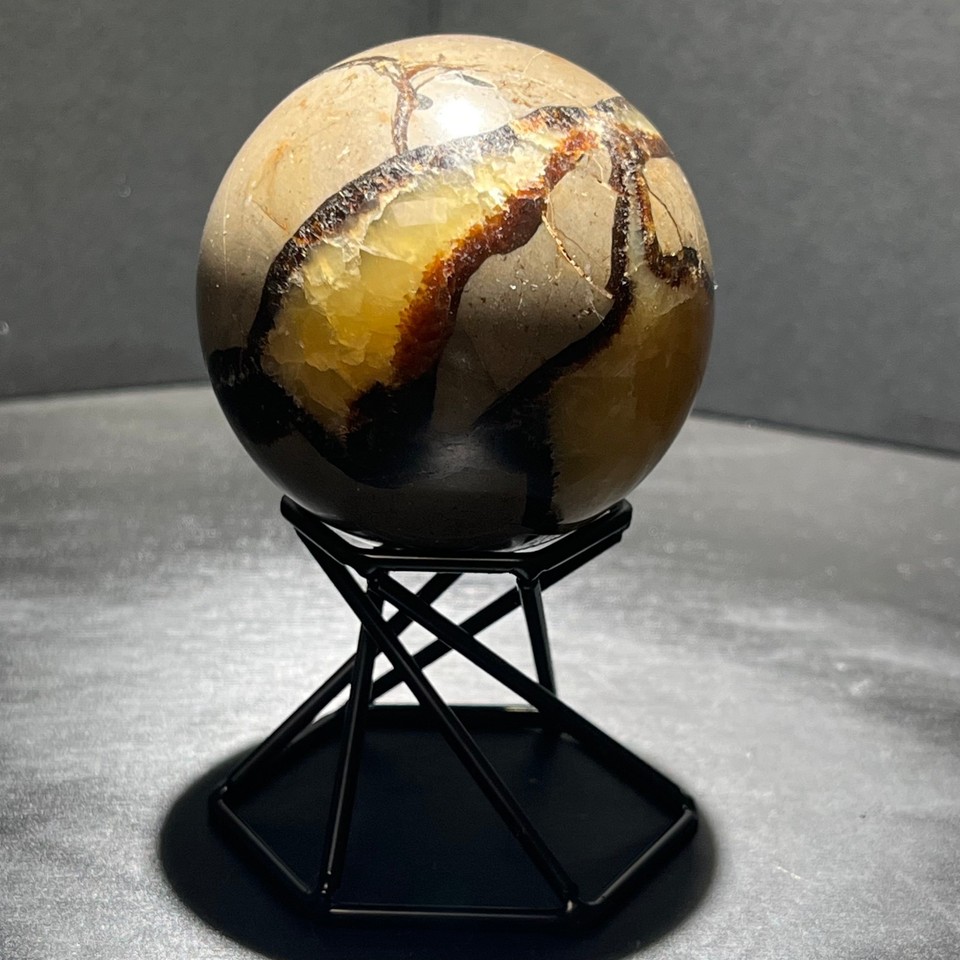 297G Natural Turtle Back Stone Quartz Crystal Ball Polished Magic Aura | eBay