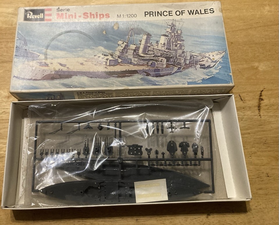 Revell Mini-Ships Prince of Wales Model Kit. M1: 1200 Scale | eBay UK