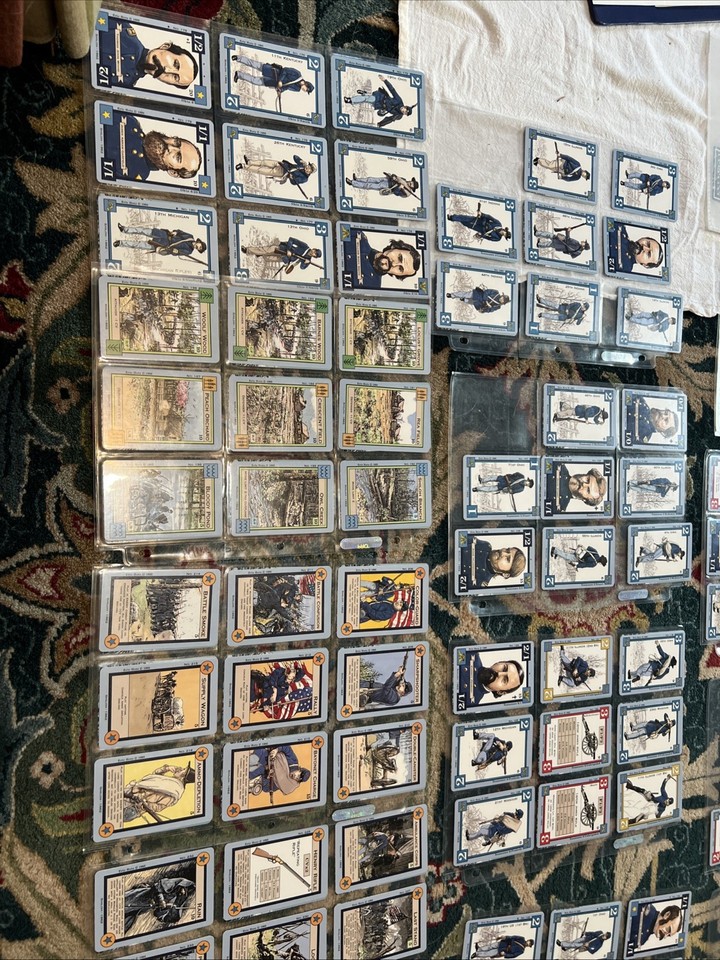 IVER 400 CARDS, DIXIE AMERICAN CIVIL WAR CARD GAME - GETTYSBURG In ...
