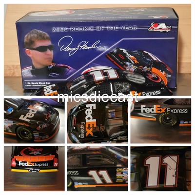 XRARE 2006 Denny Hamlin #11 Fedex Express ROY ROOKIE 1:24 Diecast JGR ...