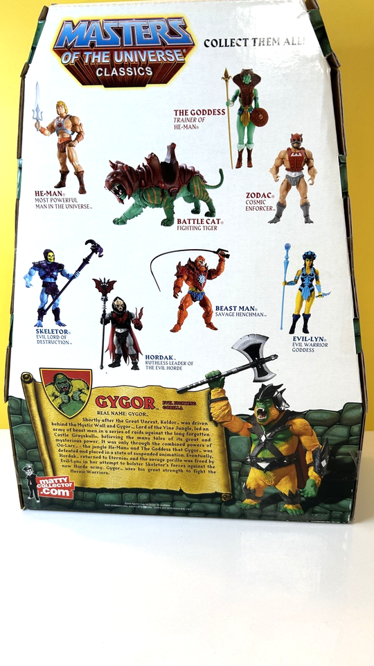 MASTERS OF THE UNIVERSE CLASSICS 'GYGOR' 10" EVIL FIGHTING GORILLA ...
