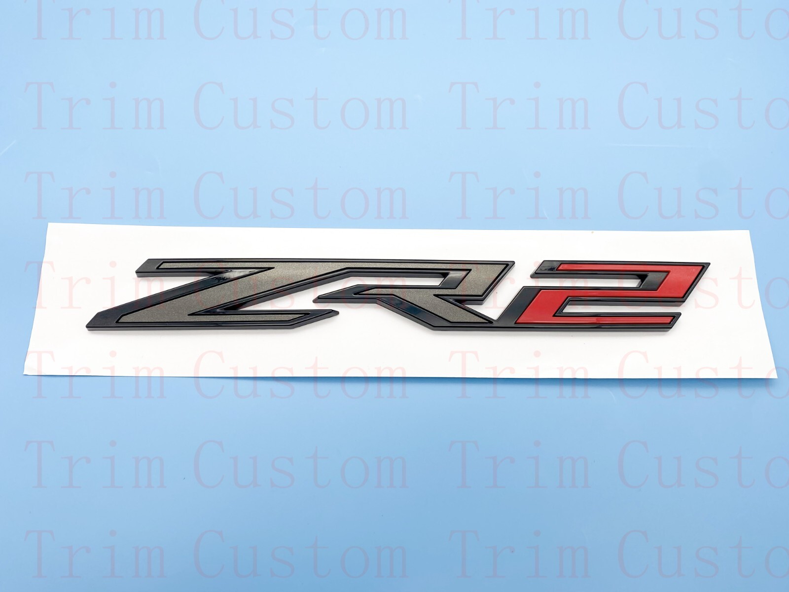 Chevrolet Colorado Tailgate Nameplate Logo Decal Emblem ZR2 Red Gloss ...
