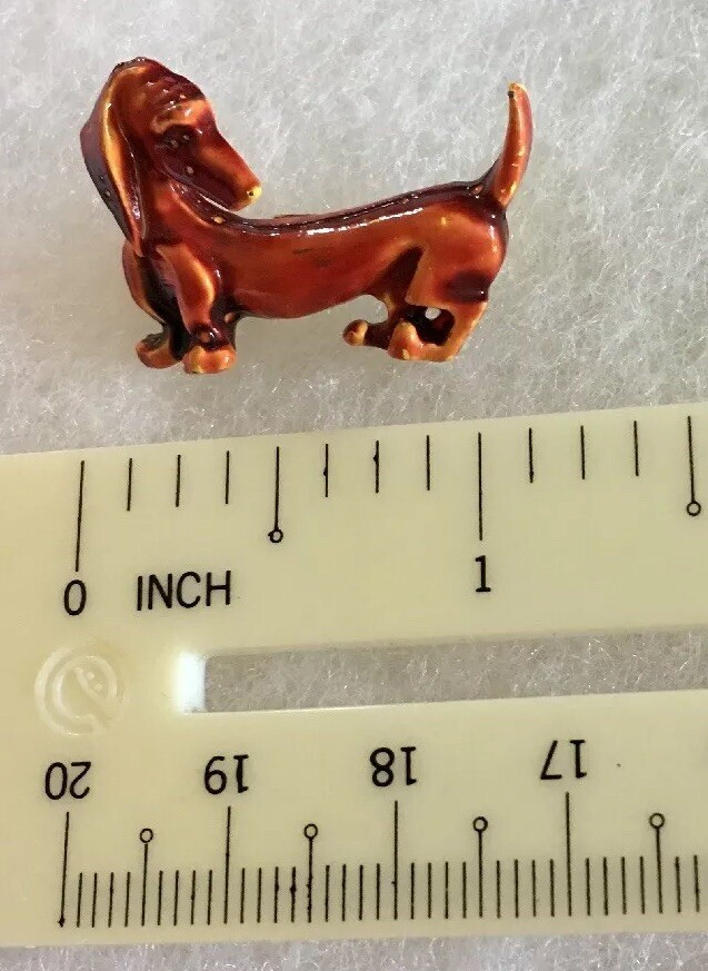 Vintage Cute Dachshund Dog Lapel Pin Dog Lover Brooch A611 | eBay