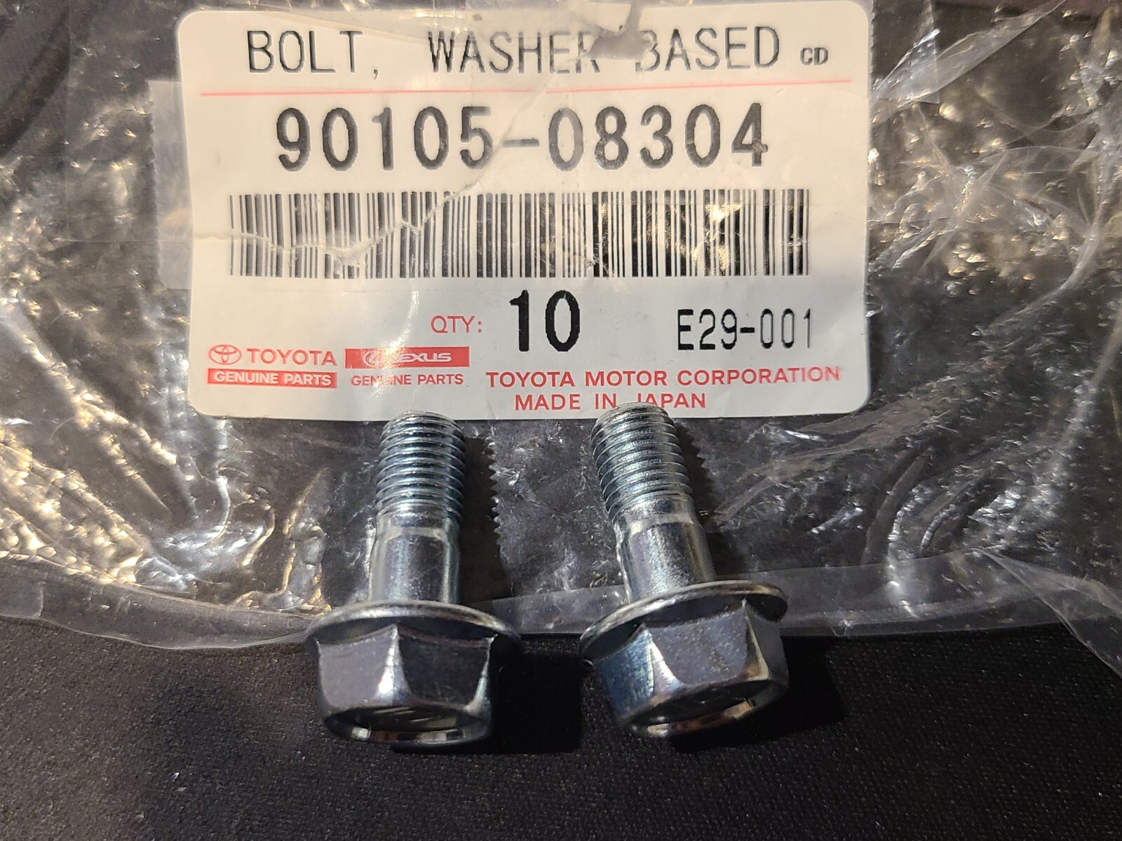 90105-08304 Genuine Toyota Disc Brake Caliper Pin Bolt (Pair) | eBay
