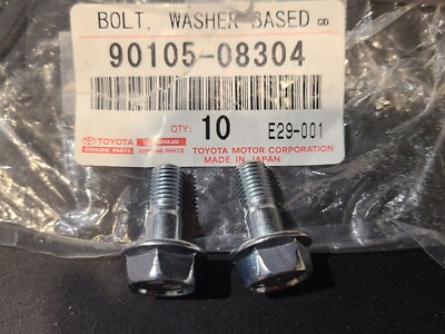90105-08304 Genuine Toyota Disc Brake Caliper Pin Bolt (Pair) | eBay