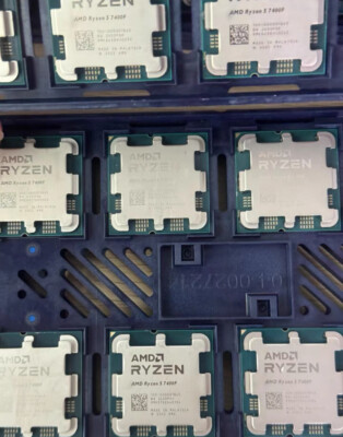 AMD Ryzen 5 7400F CPU 3.7 GHz 6 Core 12 Thread Socket AM5 Gaming ...