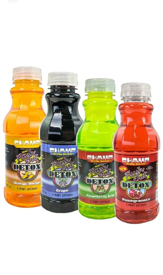 Champ Flush Out Detox Drink 1 Pint/473ml, 9 FLAVORS, CHOOSE YOUR FLAVOR ...