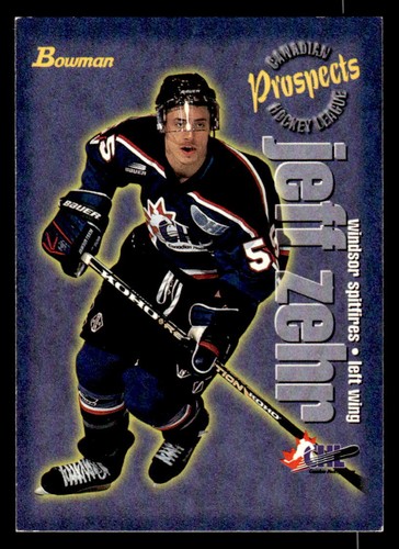 Jeff Zehr 1997 Bowman CHL #149 Windsor Spitfires | eBay